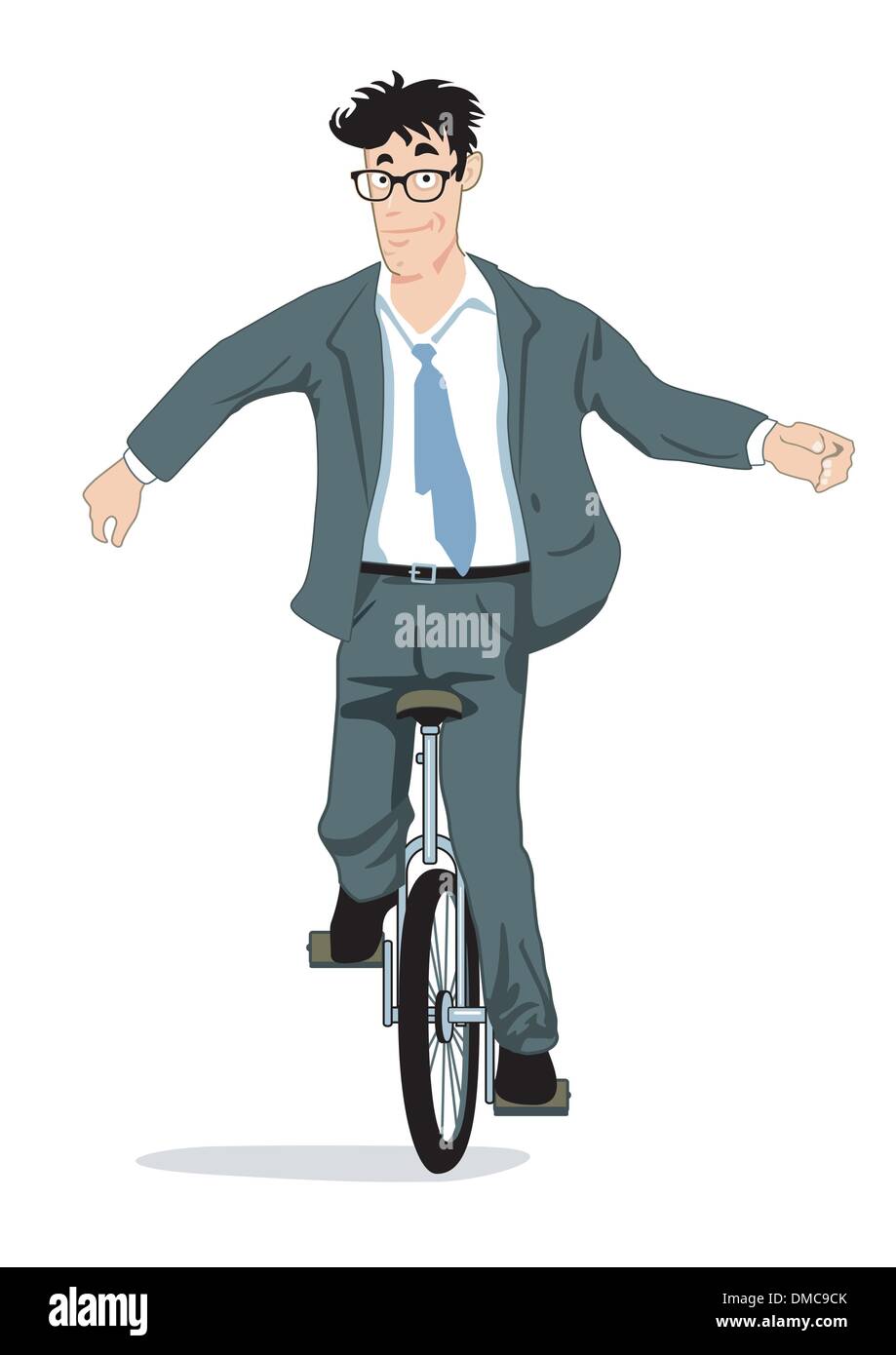 Unicycle vector vectors hi-res stock photography and images - Alamy