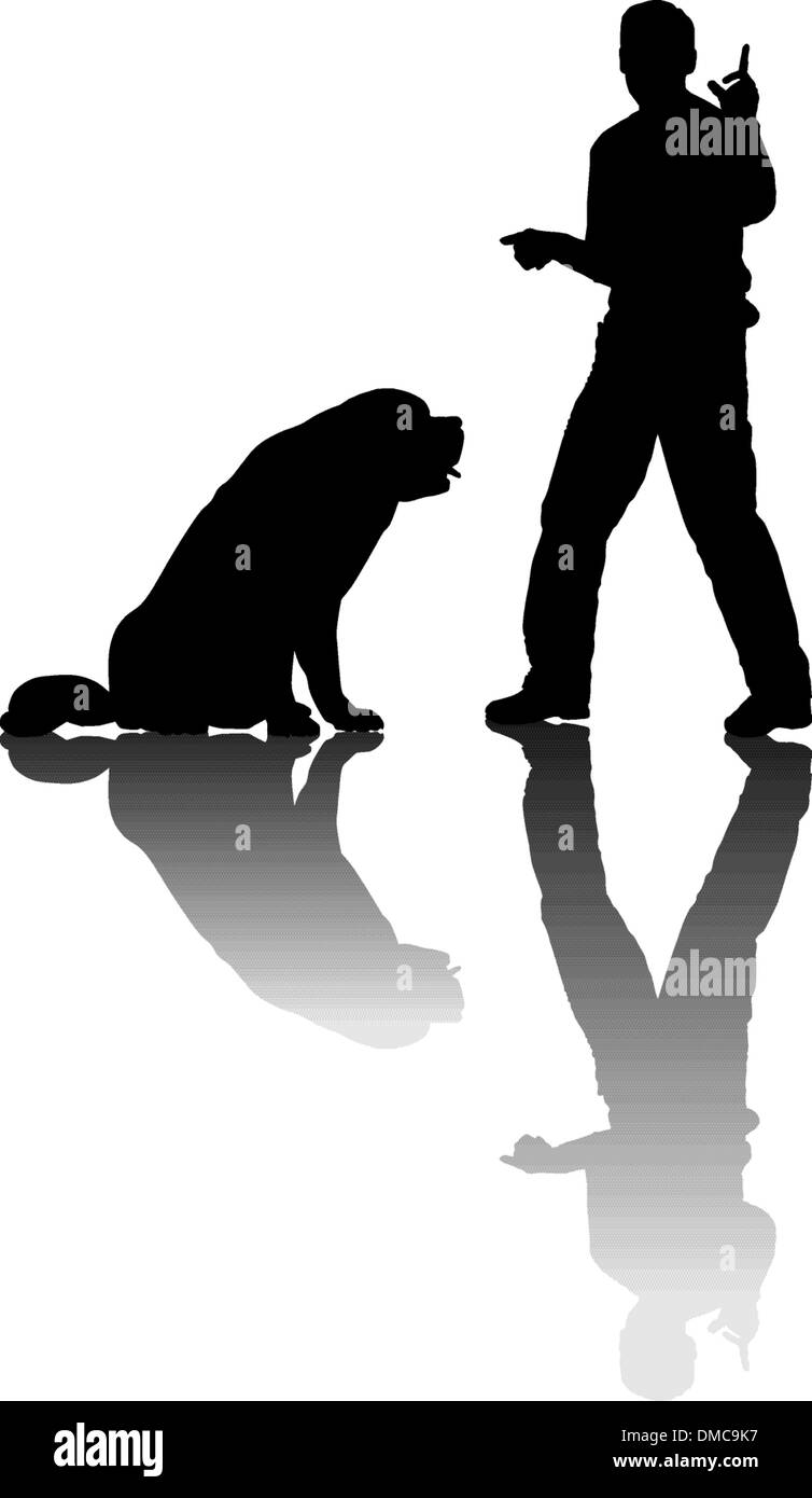 Dog training Stock Vector Images - Alamy