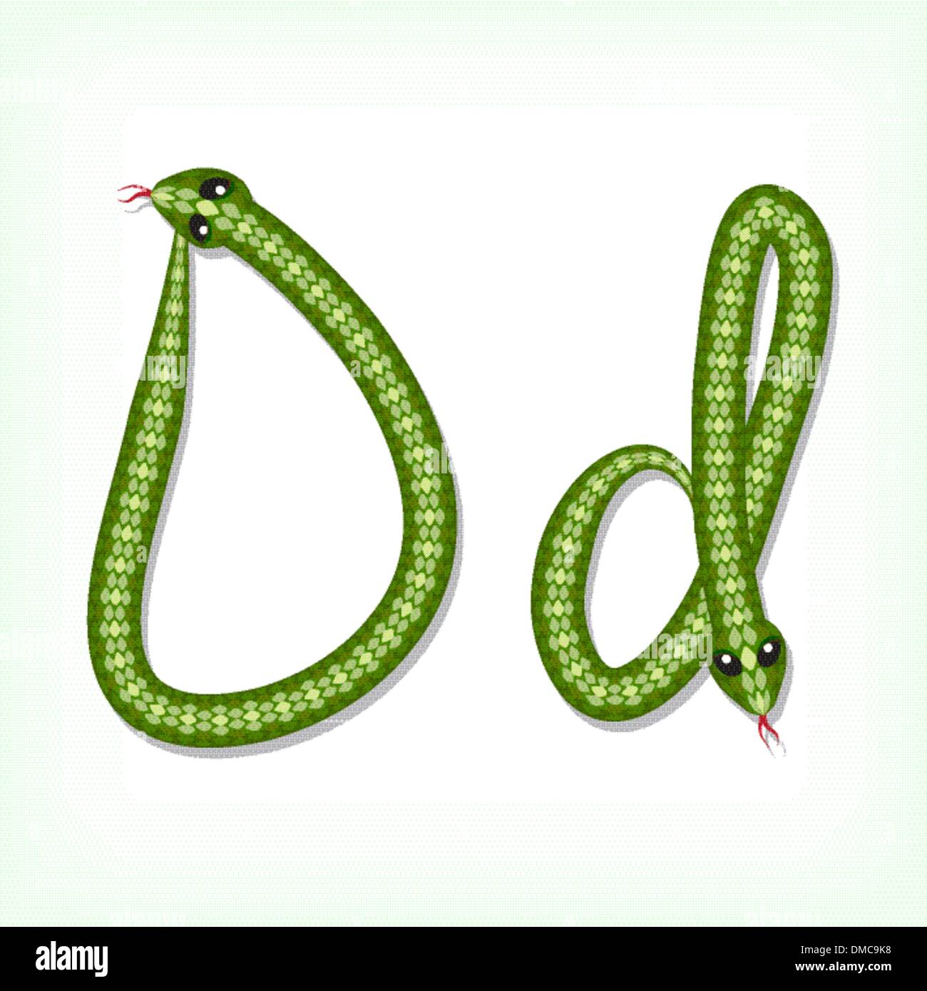 Cartoon letter d hi-res stock photography and images - Alamy