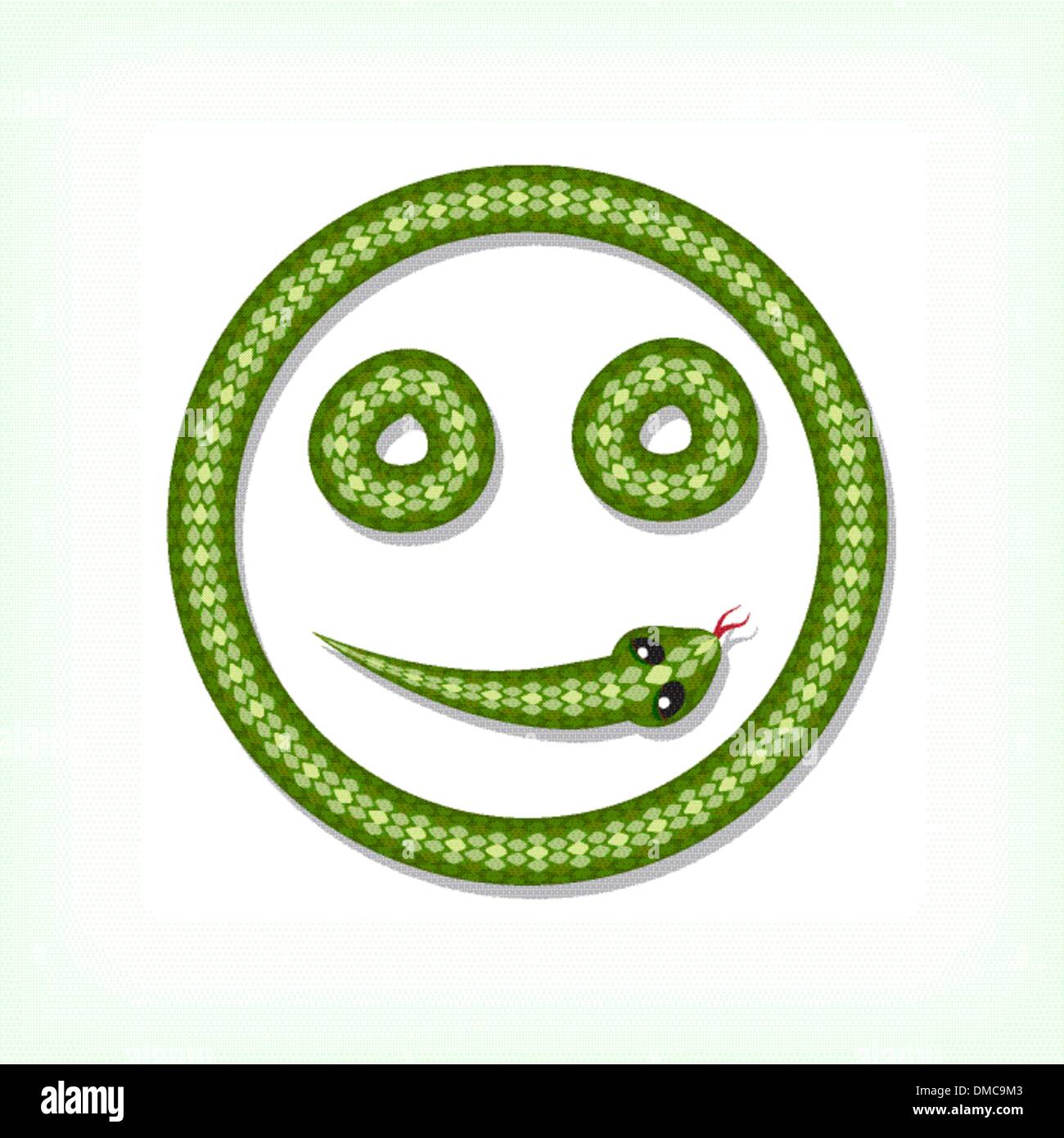 Snake font. Smiley Stock Vector Image & Art - Alamy