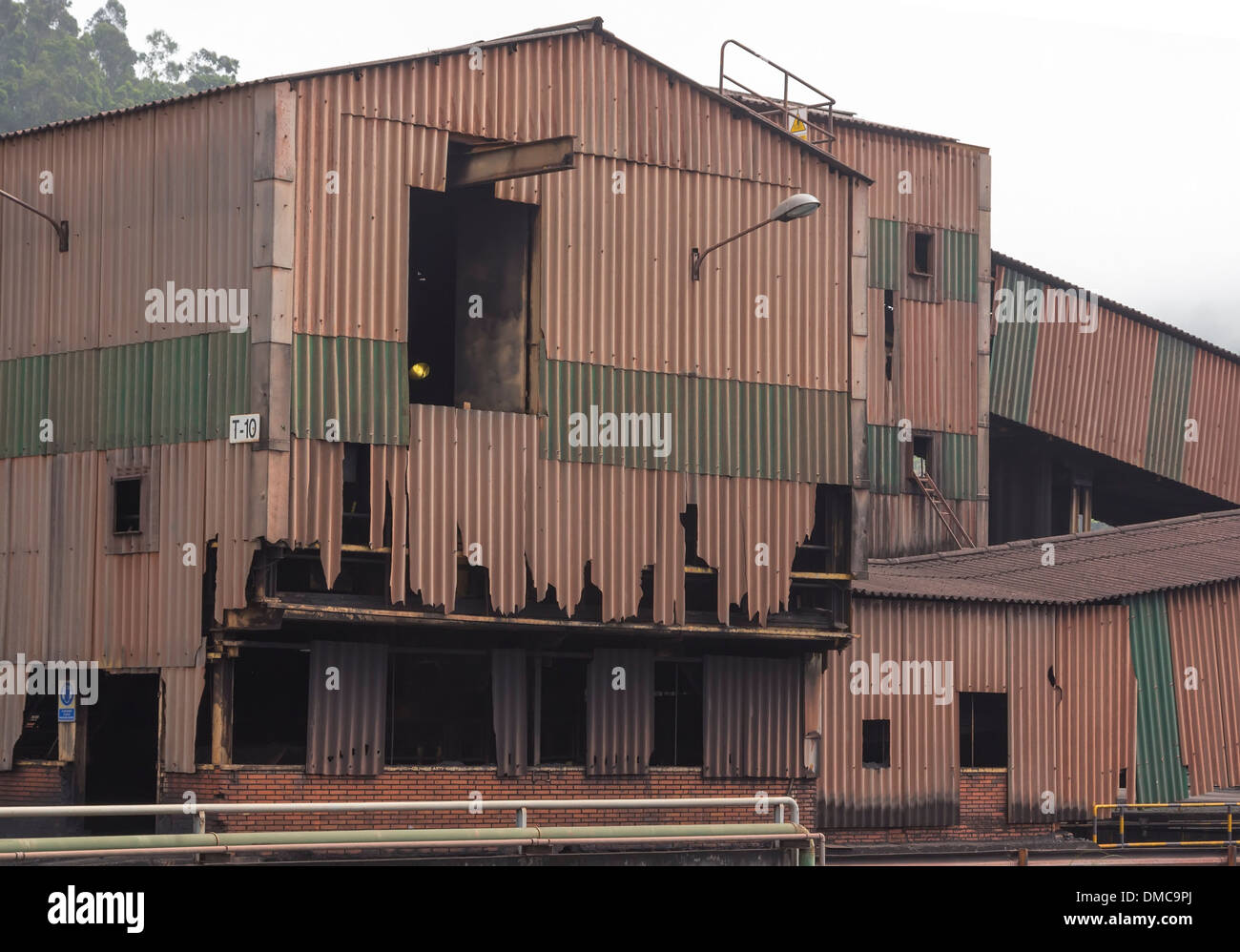 old buildings of a coal mine Stock Photo - Alamy