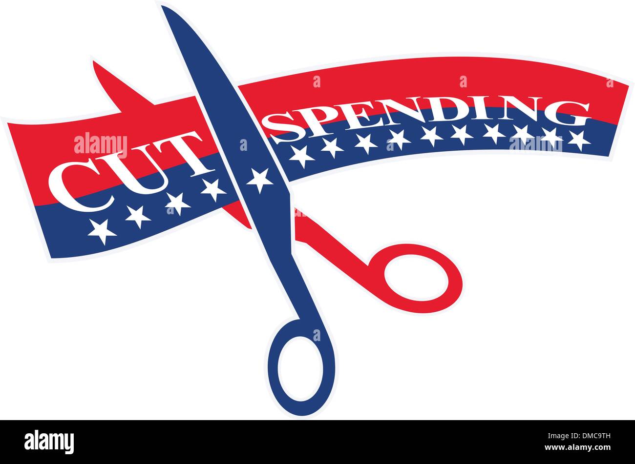 Cutting red ribbon scissors Stock Vector Images - Alamy