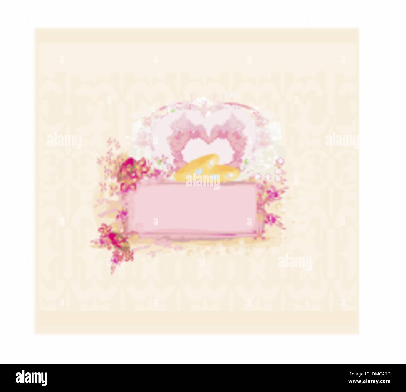 Gift card invitation golden Stock Vector Images - Alamy