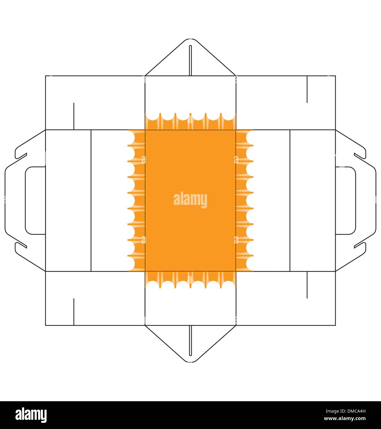 Cake Box Rectangular Stock Vector Image & Art - Alamy