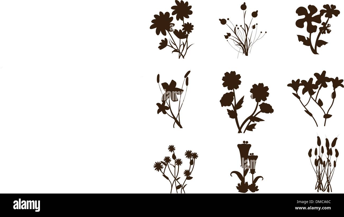 Background flowers petals Stock Vector Images - Alamy