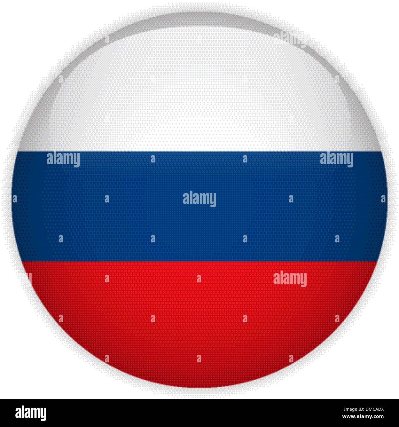 Russia Flag Glossy Button Stock Vector Image & Art - Alamy