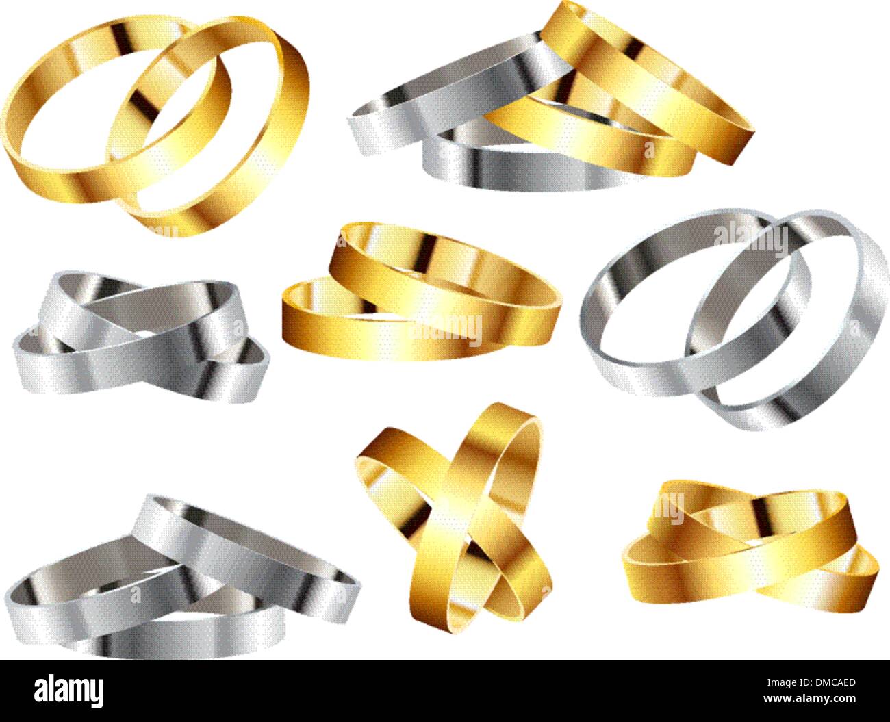 Metal rings design Stock Vector Images - Alamy