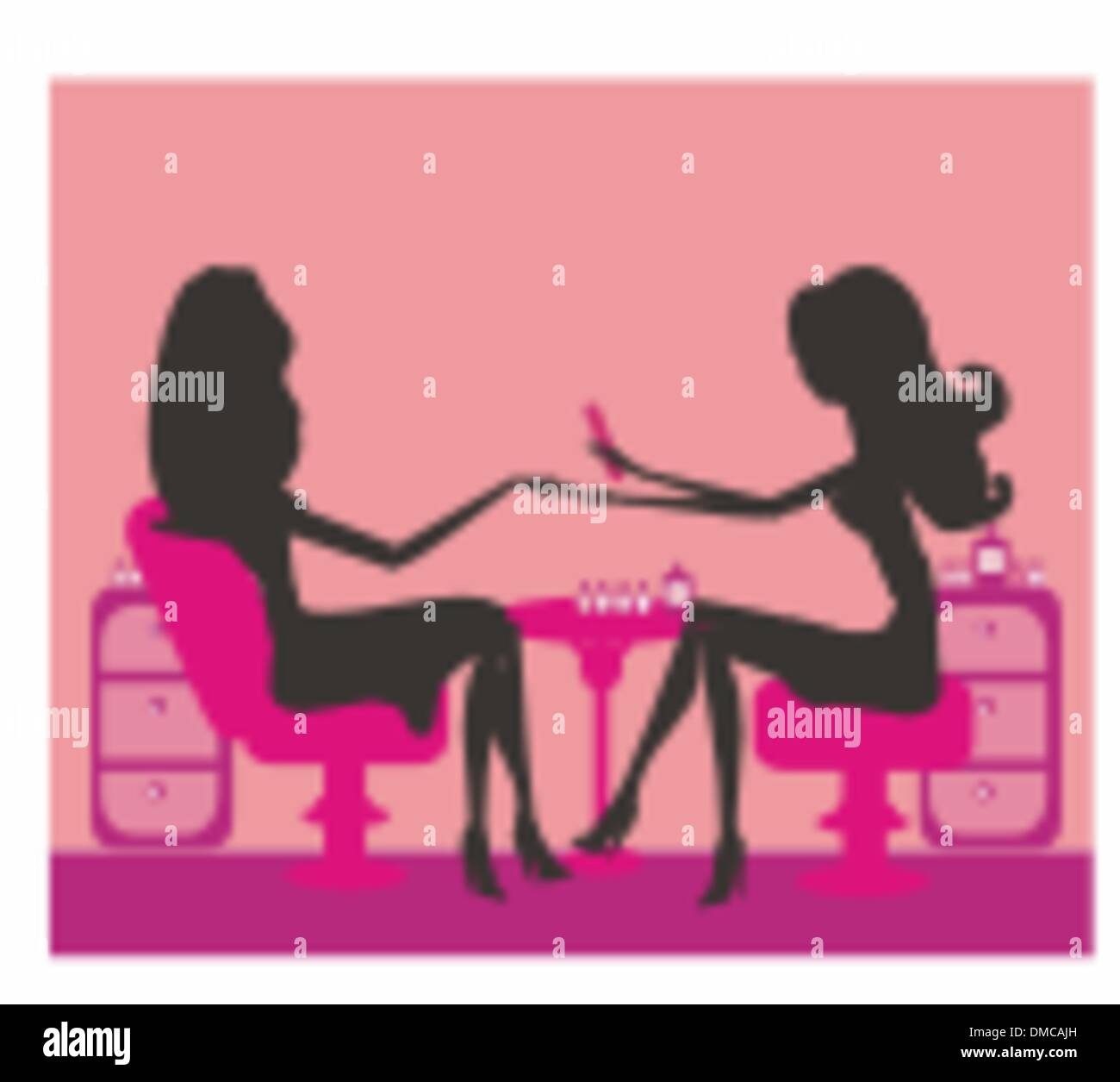 Lady doing work Stock Vector Images - Alamy