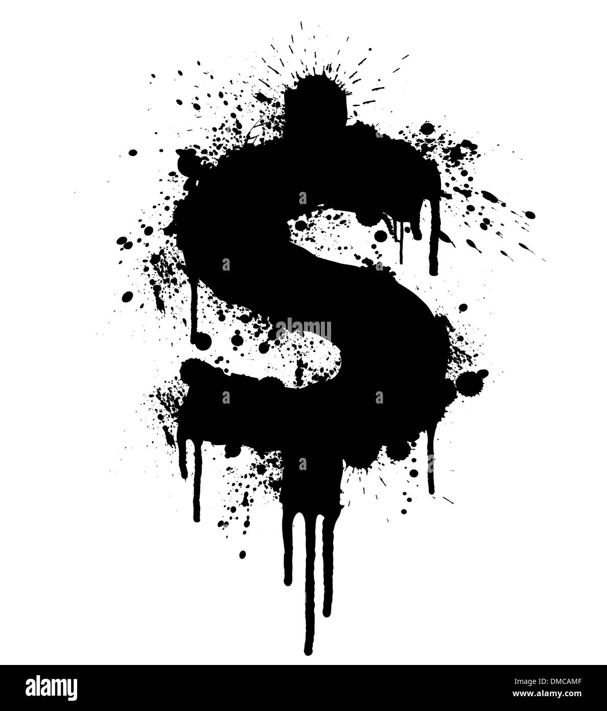 Dollar splatter design element Stock Vector Image & Art - Alamy