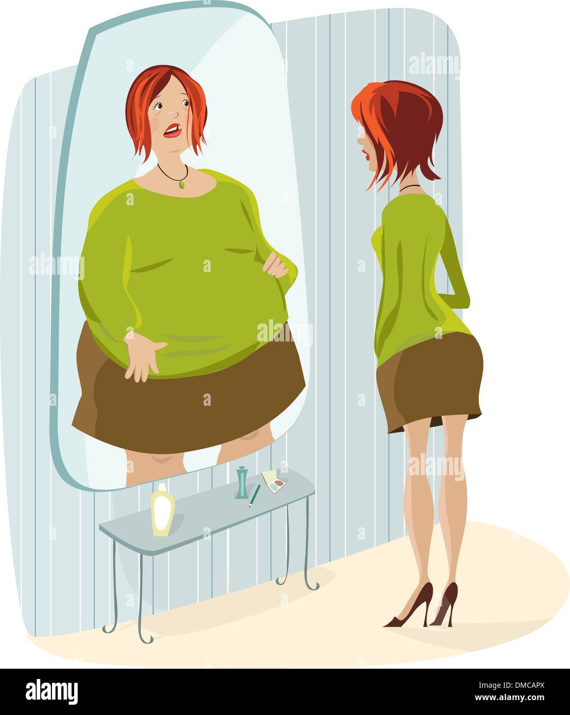 Terrified lady hi-res stock photography and images - Alamy