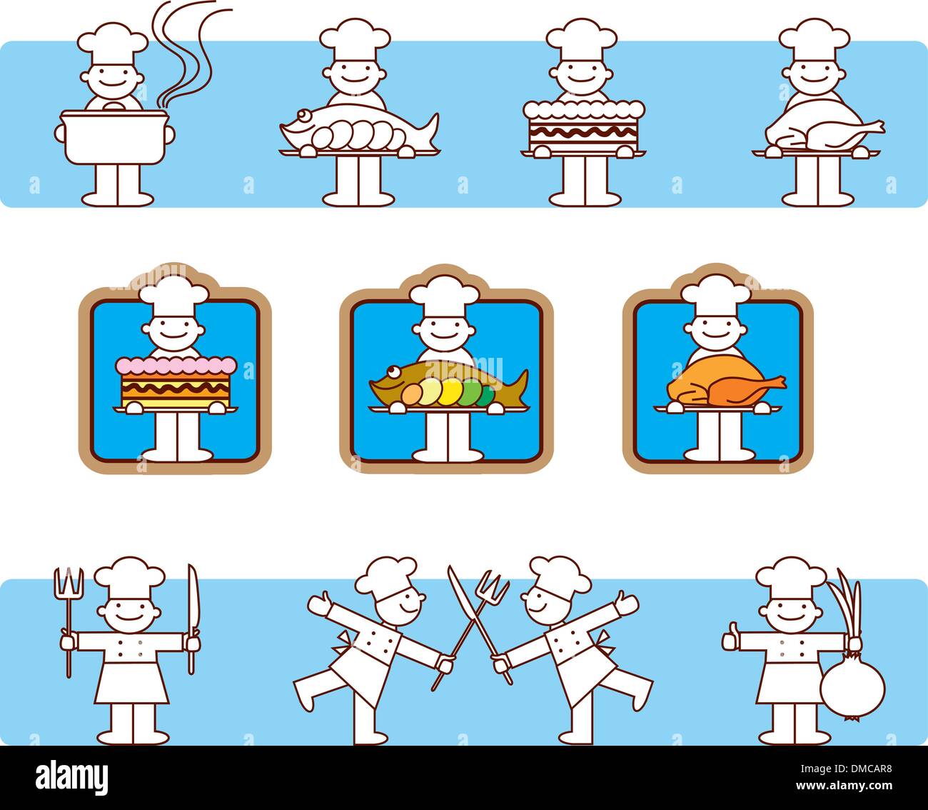 Professional cooking tools Stock Vector Images - Alamy