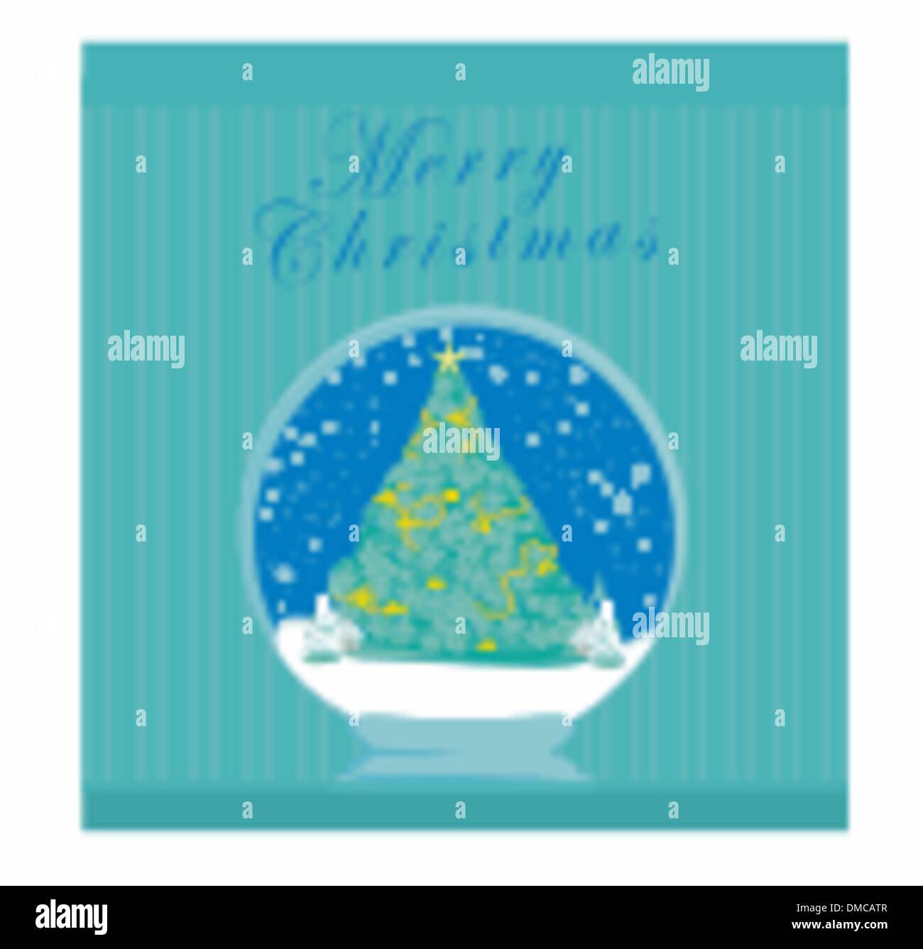 Abstract christmas tree card Stock Vector Image & Art - Alamy