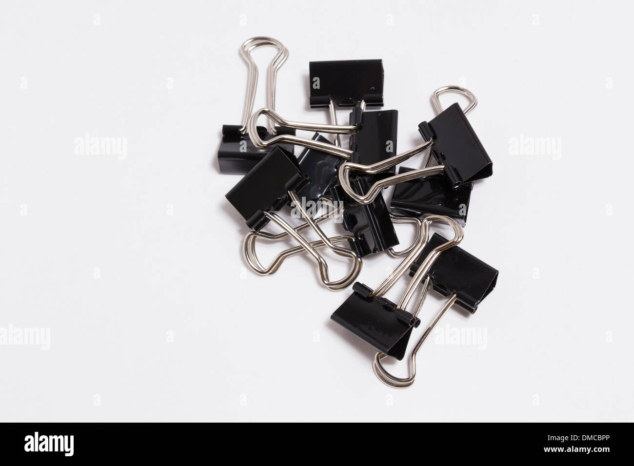 Black metal binder clips hi-res stock photography and images - Alamy