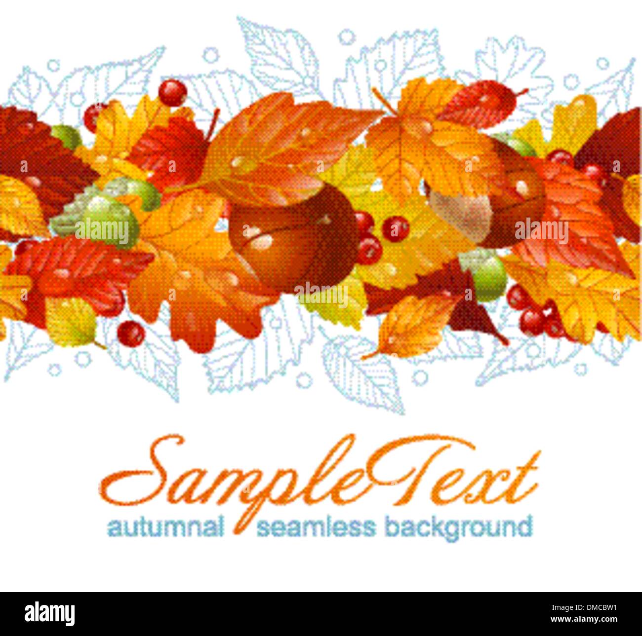 Vector Autumnal frame Stock Vector Image & Art - Alamy