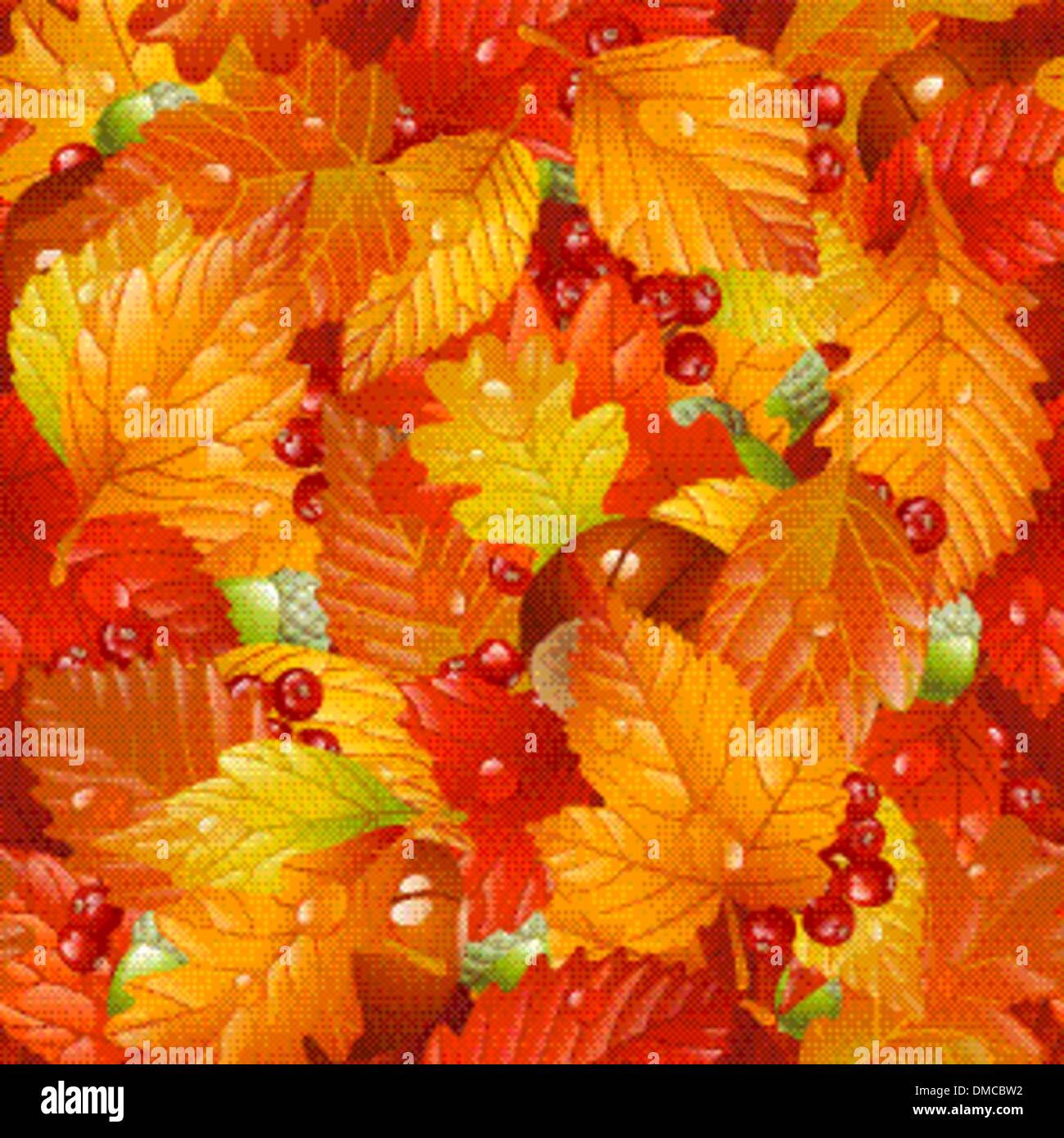 Background fallen dry leaves Stock Vector Images - Alamy