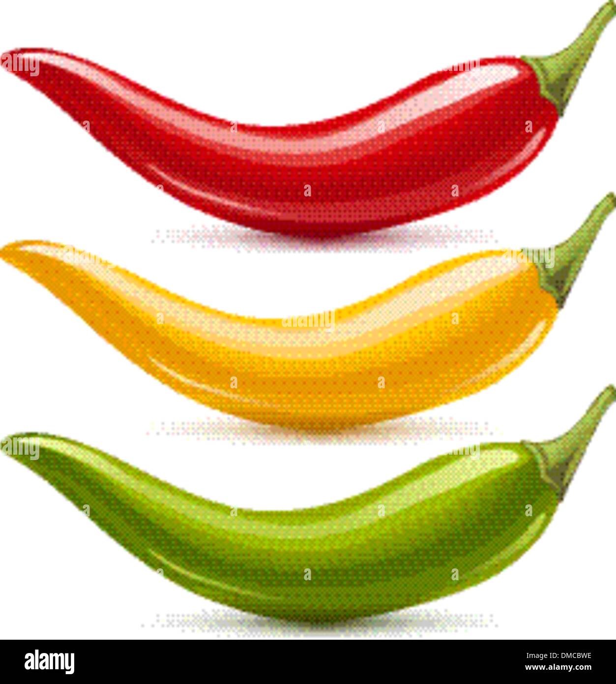 Chilli pepper on kitchen Stock Vector Images - Alamy