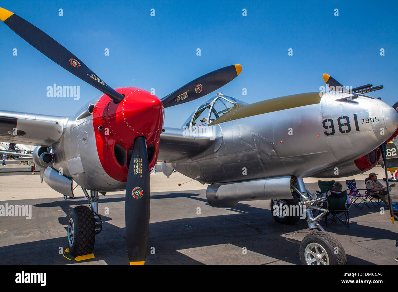 A Lockheed P-38 Lightning at The Wings over Camarillo Air Show In ...