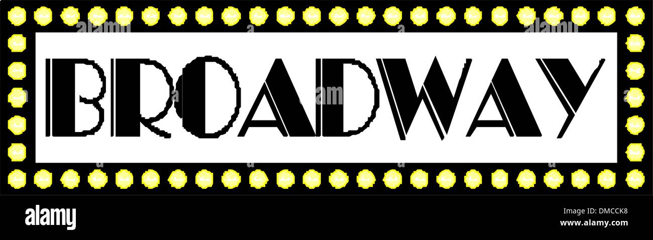 Broadway Marquee Sign Clip Art