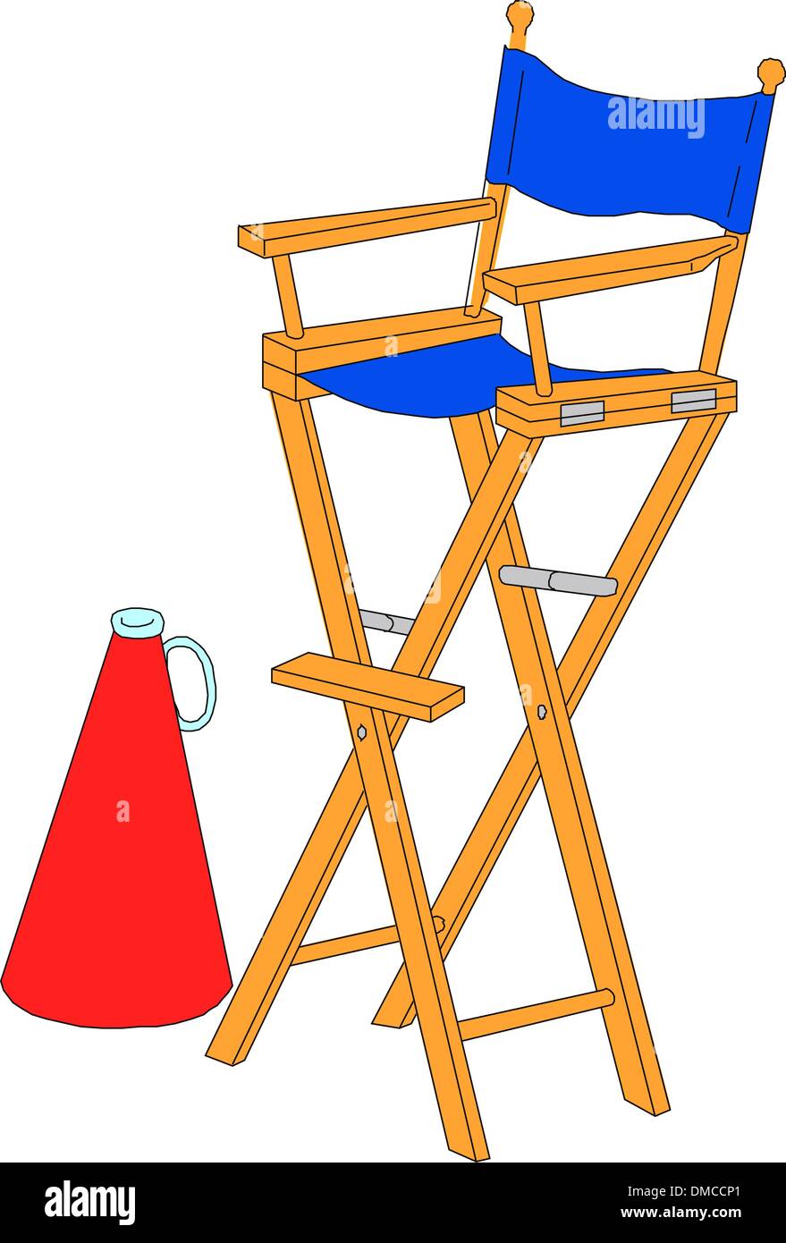 Director chair Stock Vector Images - Alamy
