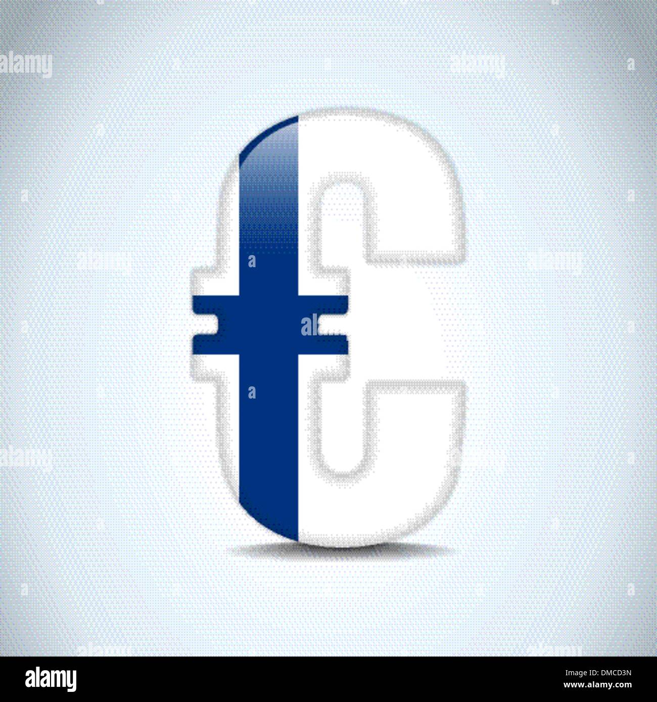Euro Symbol with Finland Flag Stock Vector Image & Art - Alamy