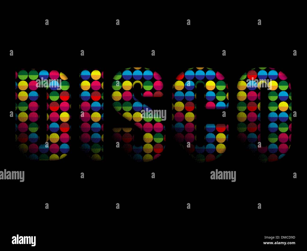 Disco party neon sign Stock Vector Images - Alamy