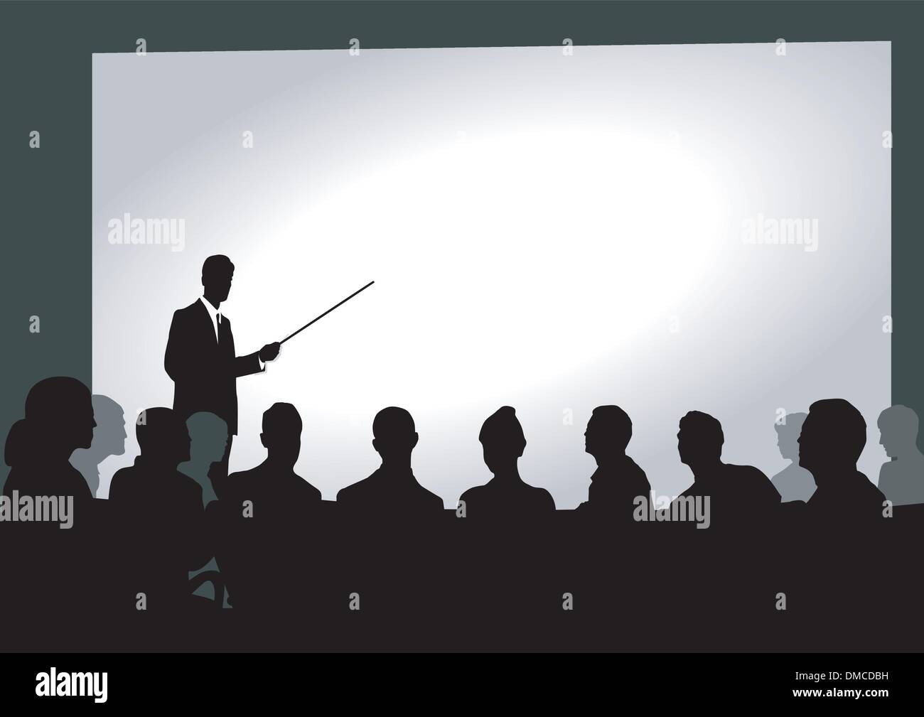 Instructor presentation Stock Vector Images - Alamy