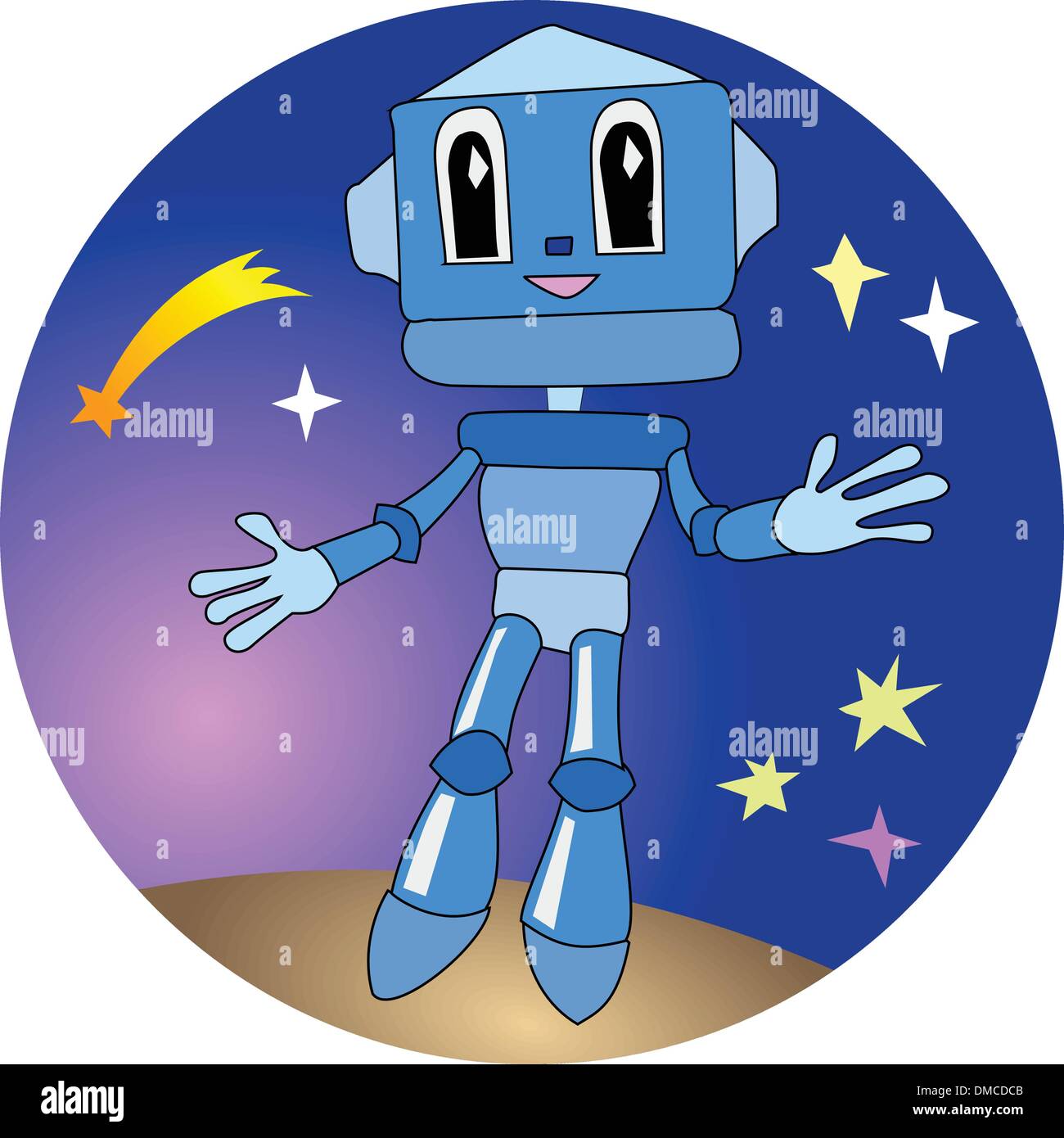 Robot banner Stock Vector Images - Alamy