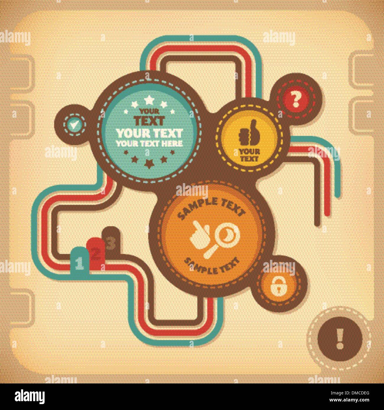 Web design template hi-res stock photography and images - Alamy