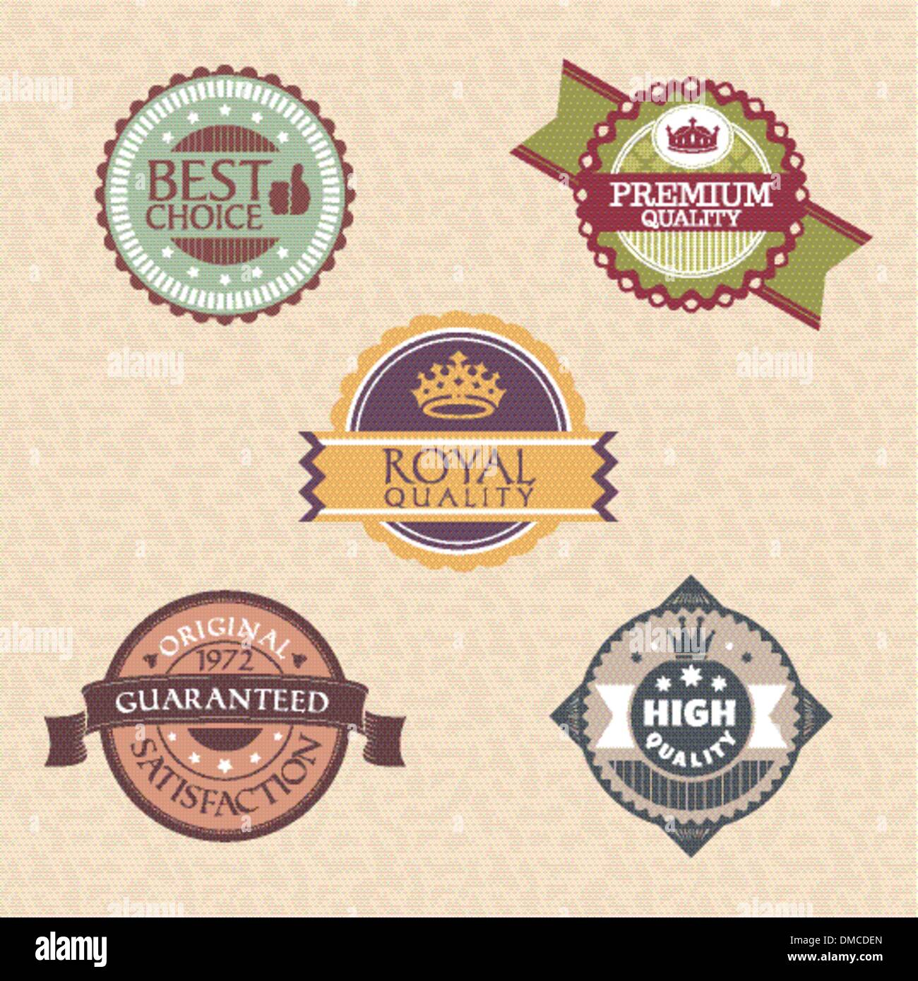 vintage labels and badges Stock Vector Image & Art - Alamy