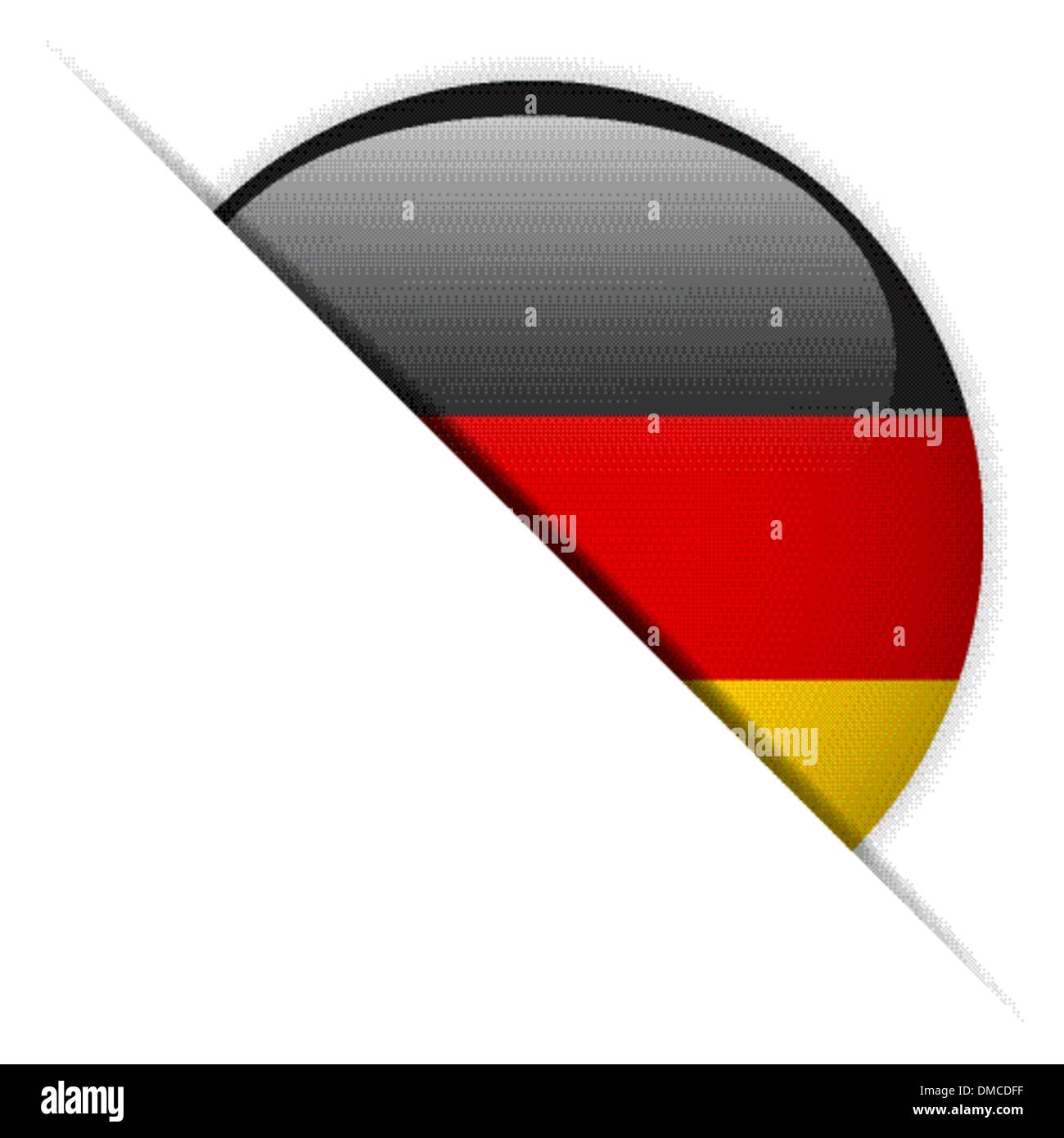Germany Flag Glossy Button Stock Vector Image & Art - Alamy