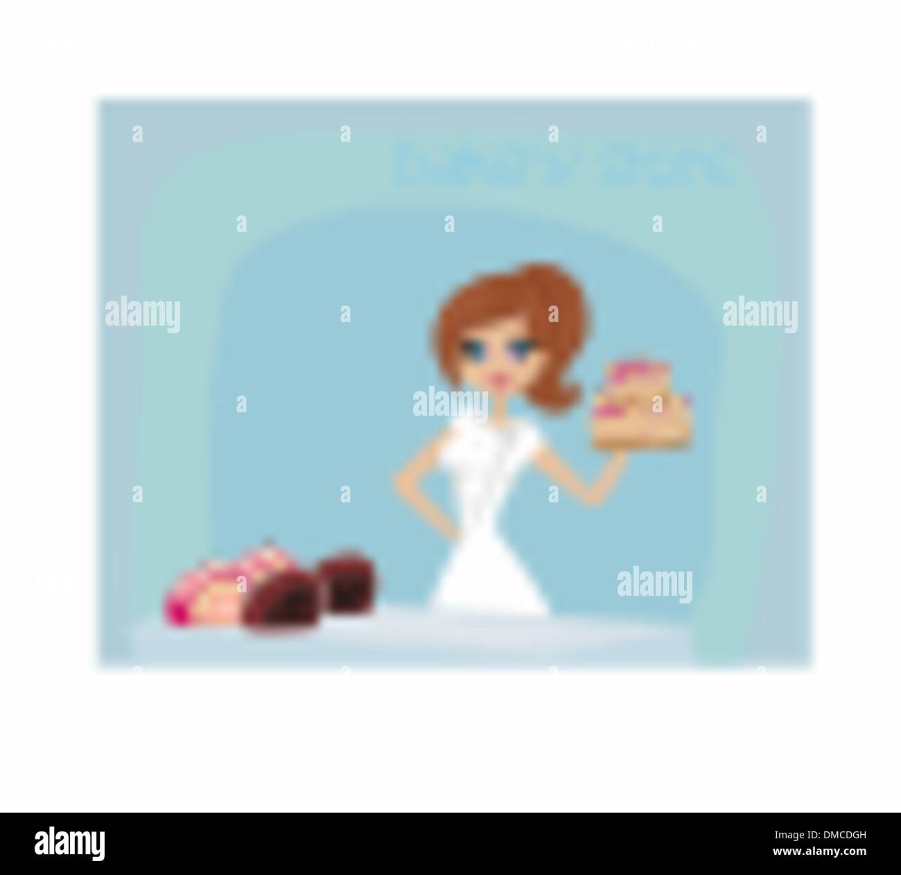 Retro bakery store hi-res stock photography and images - Alamy