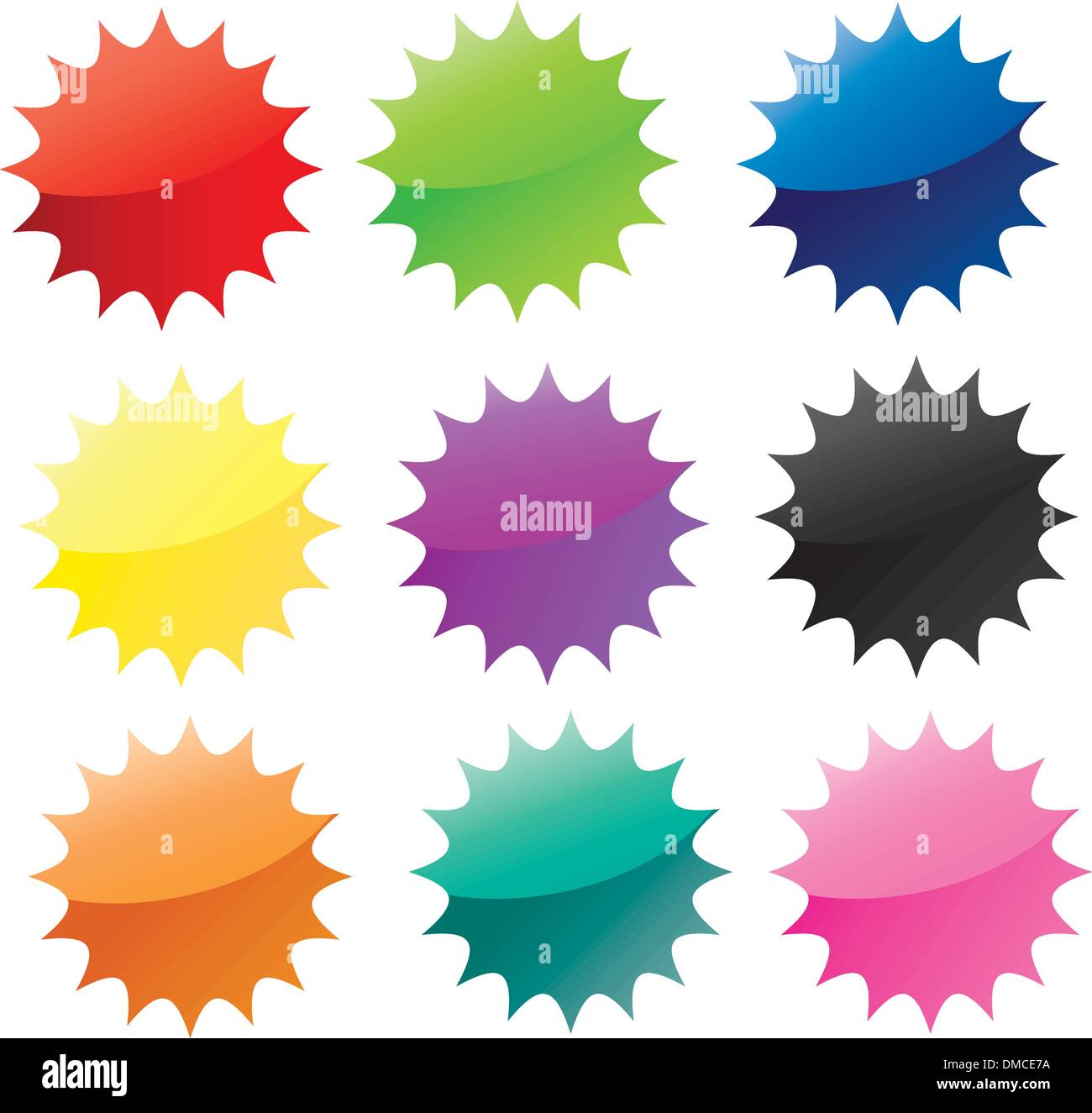 Web Sticker Star Stock Vector Image & Art - Alamy