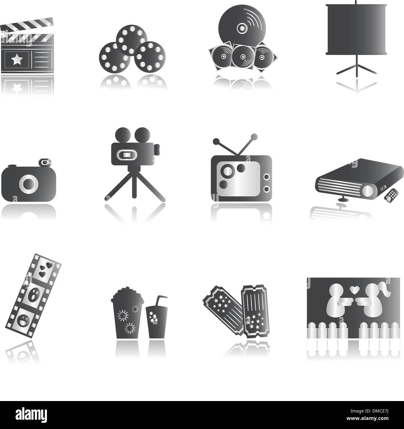 Movie and tv Stock Vector Images - Alamy