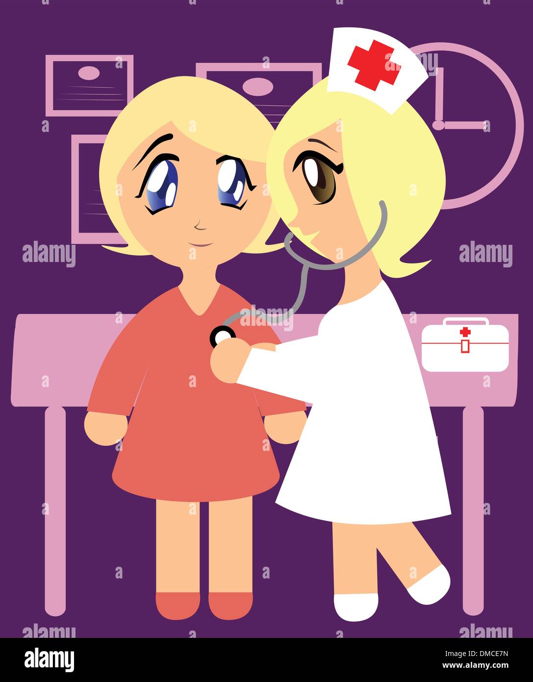 Cartoon Doctor Patient High Resolution Stock Photography and Images - Alamy