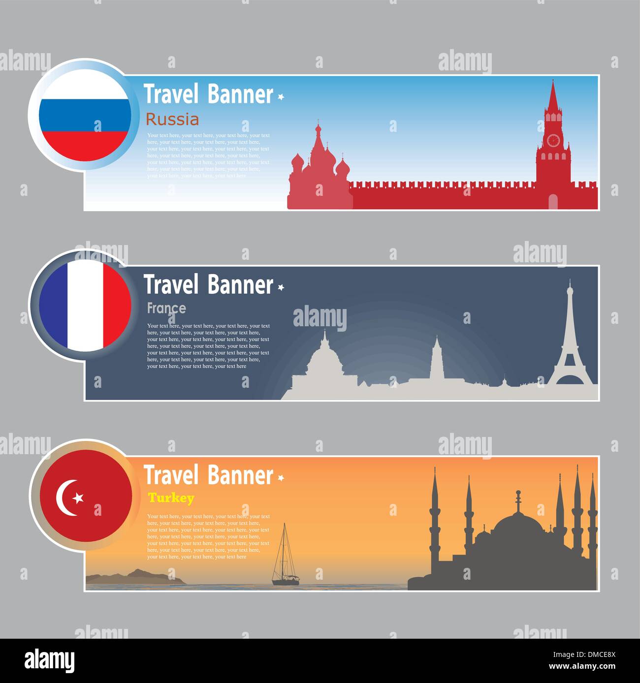 Blue tower travel temple Stock Vector Images - Alamy