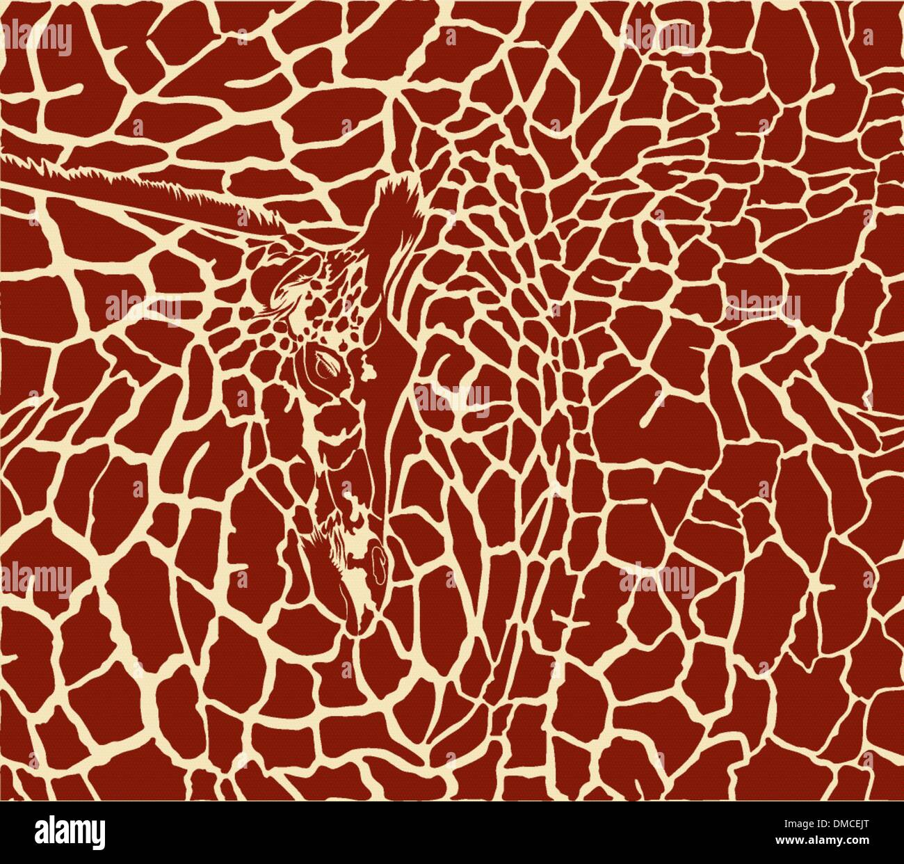 Giraffe pattern Stock Vector Images - Alamy