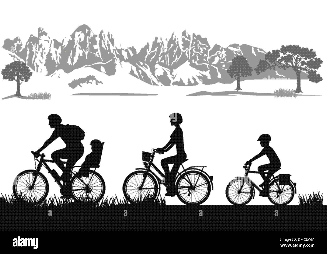 Female family Black and White Stock Photos & Images - Alamy