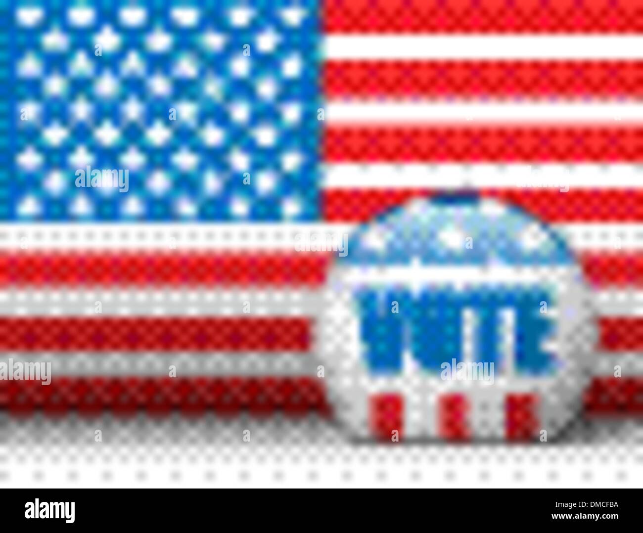USA Vote Background with American Flag Stock Vector Image & Art - Alamy