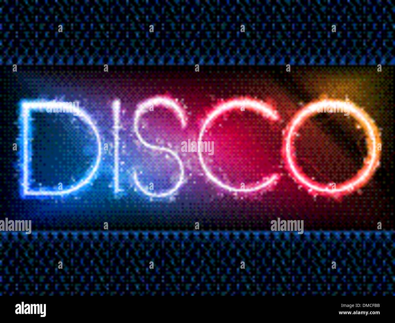 Neon shiny pink round Stock Vector Images - Alamy