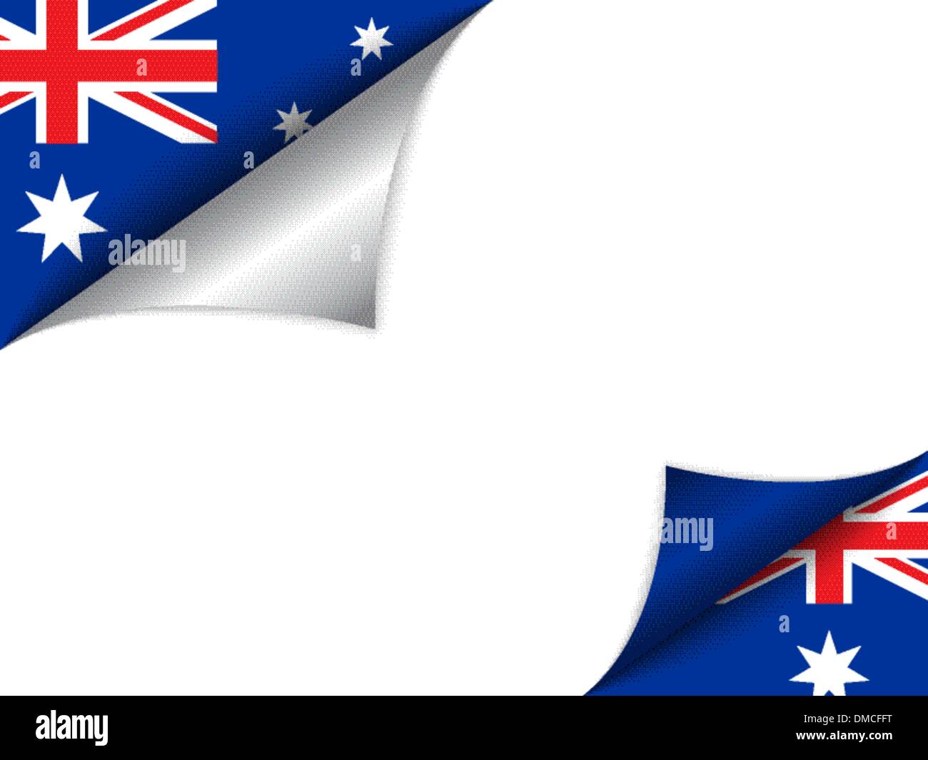 Australia Country Flag Turning Page Stock Vector Image & Art - Alamy