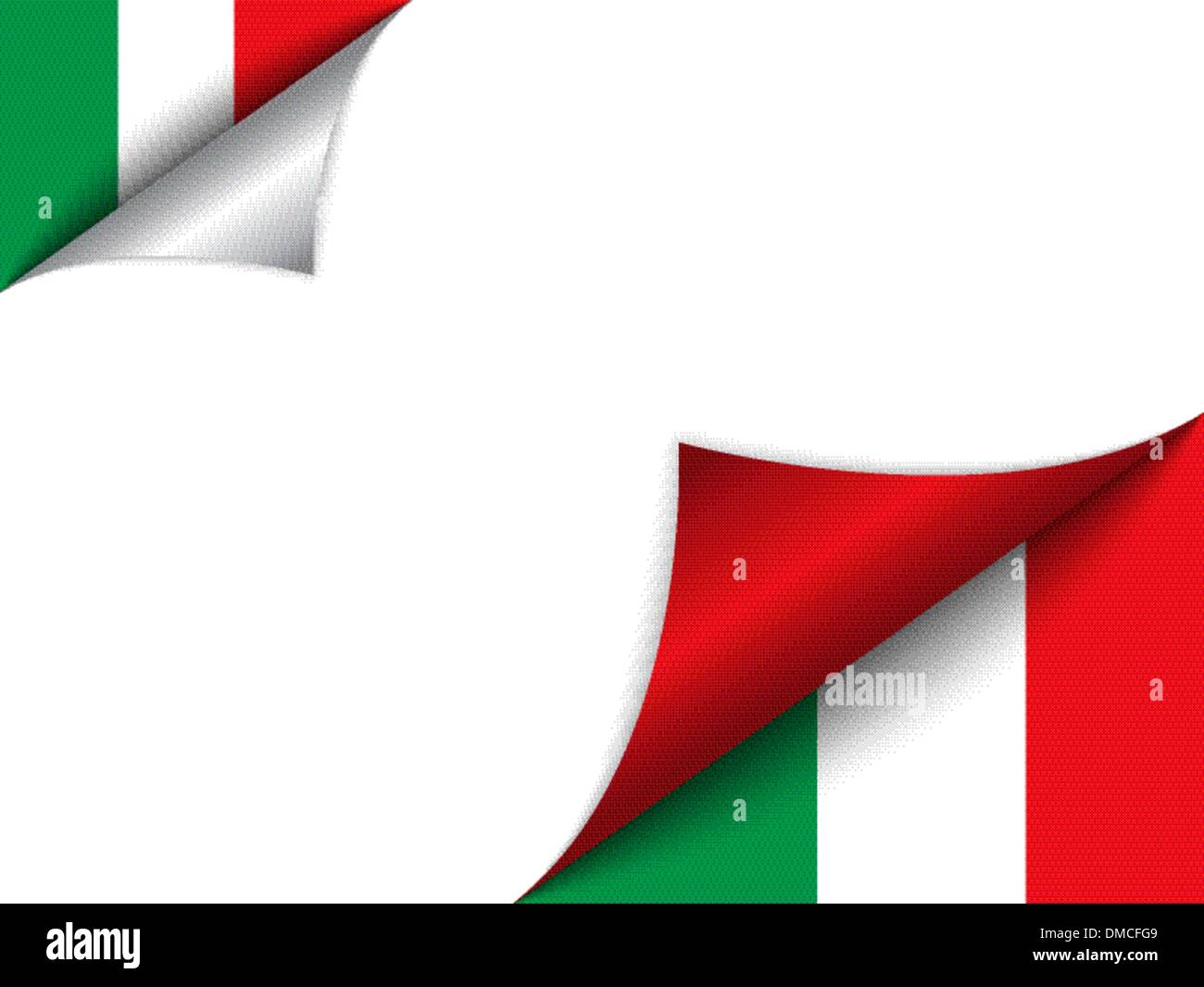 Italy Country Flag Turning Page Stock Vector Image & Art - Alamy