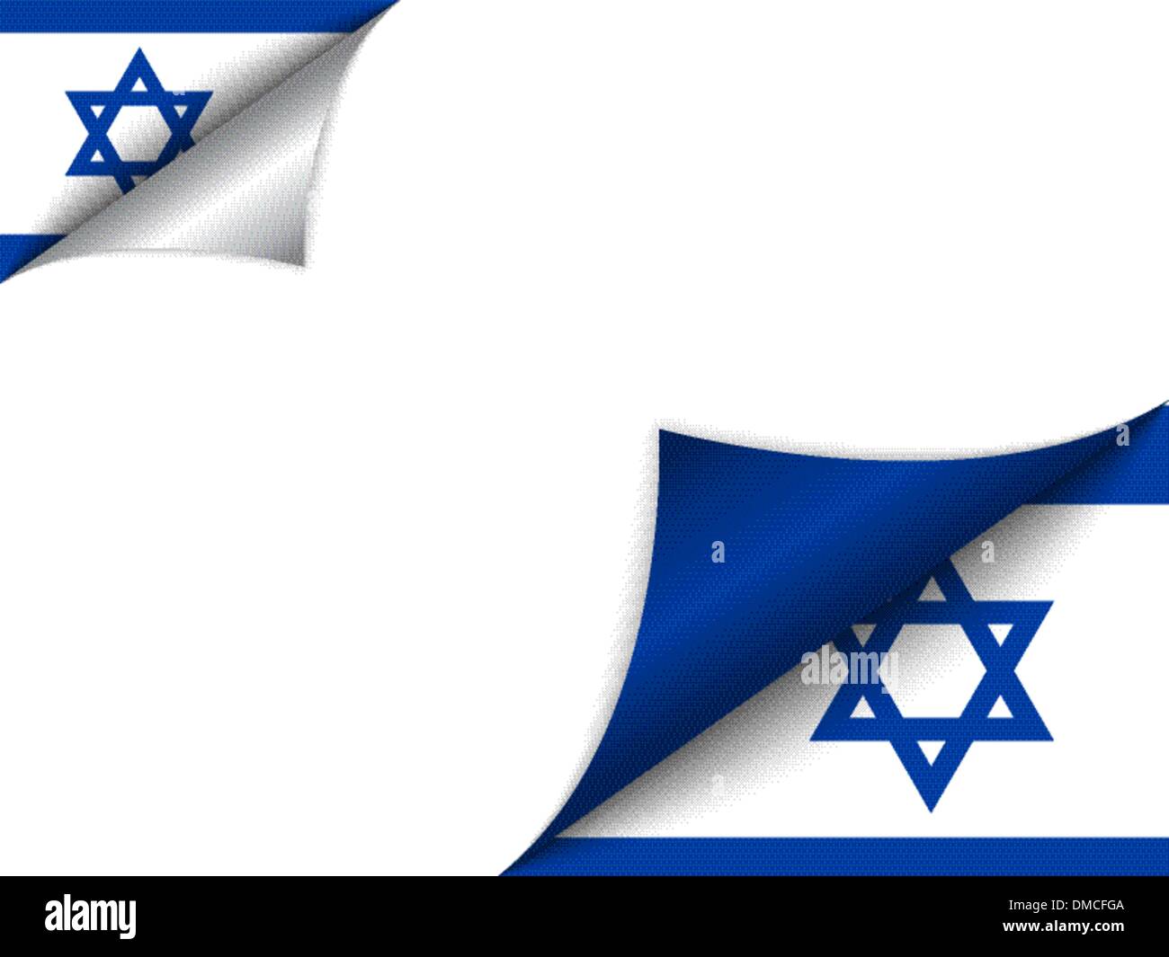 Israel Country Flag Turning Page Stock Vector Image & Art - Alamy