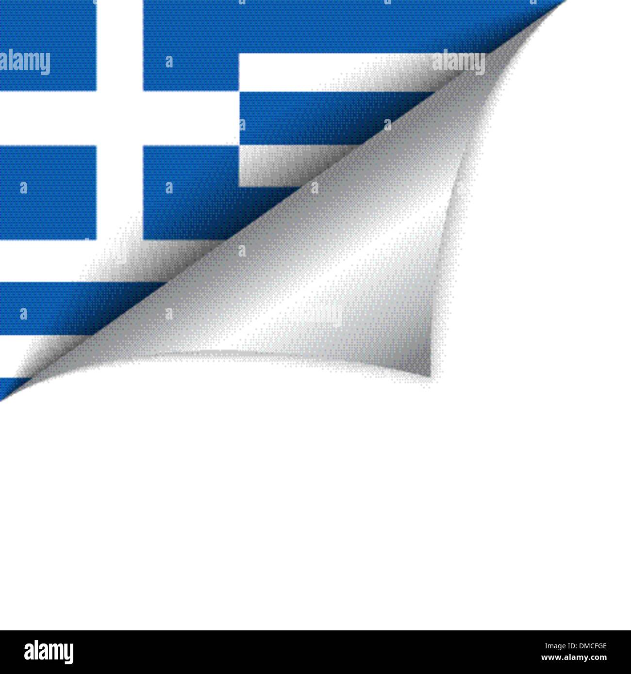 Greece Country Flag Turning Page Stock Vector Image & Art - Alamy