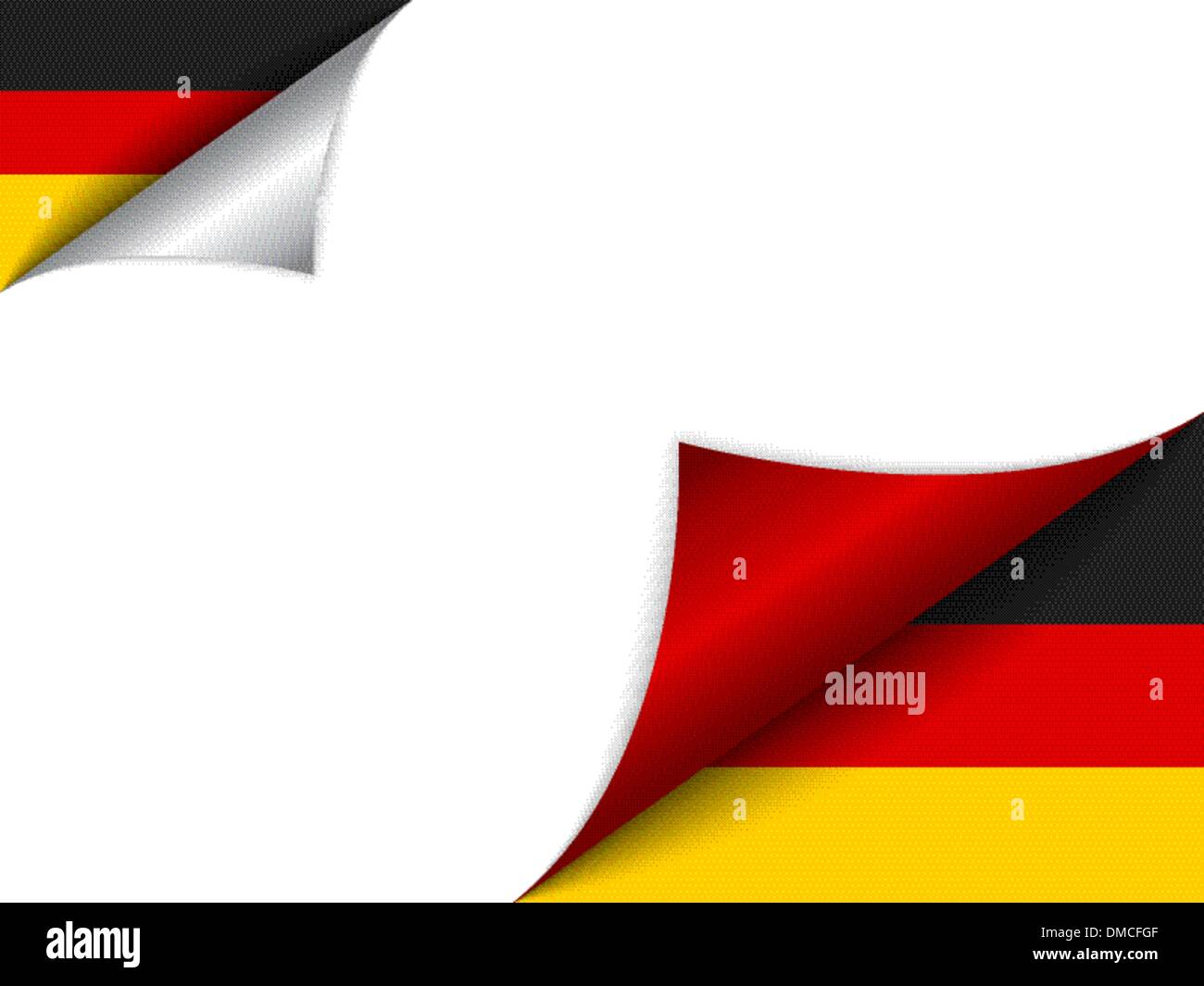 Germany Country Flag Turning Page Stock Vector Image & Art - Alamy
