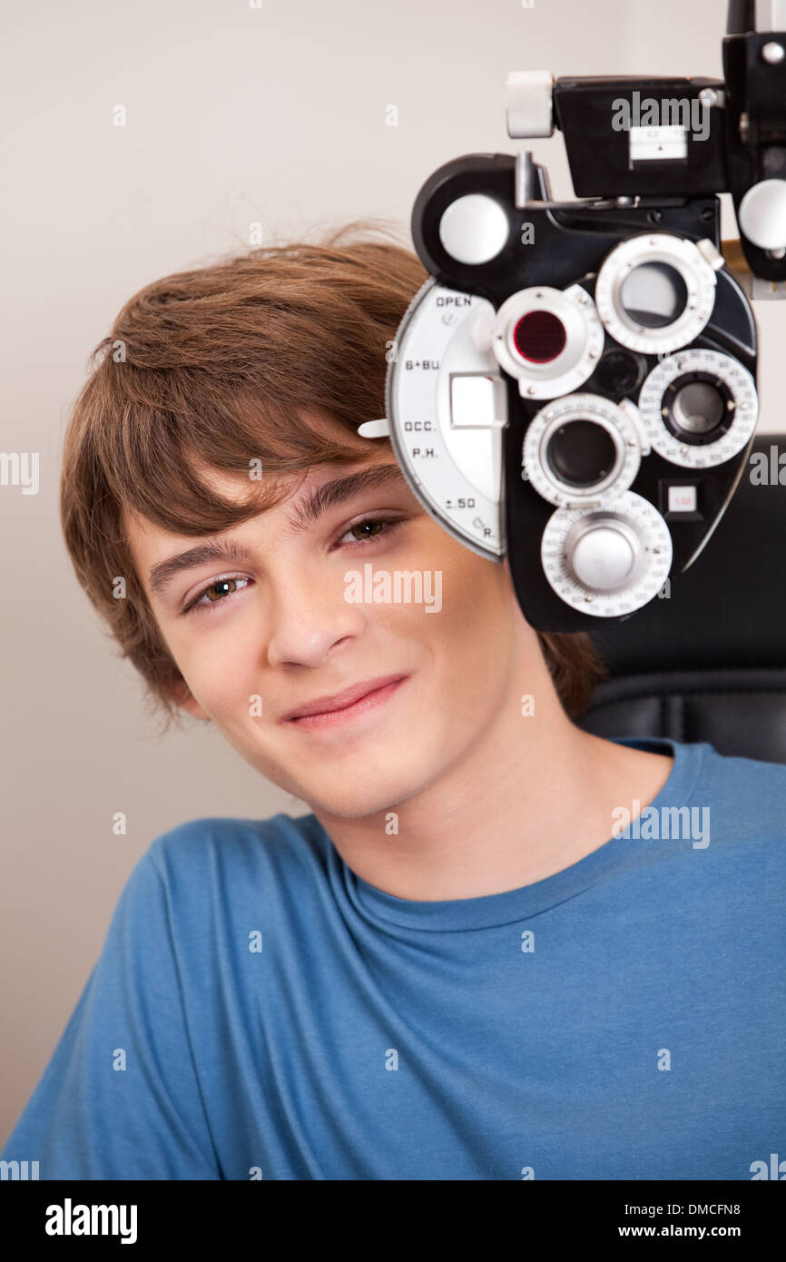 Male Patient Having Eyes Test Stock Photo - Alamy