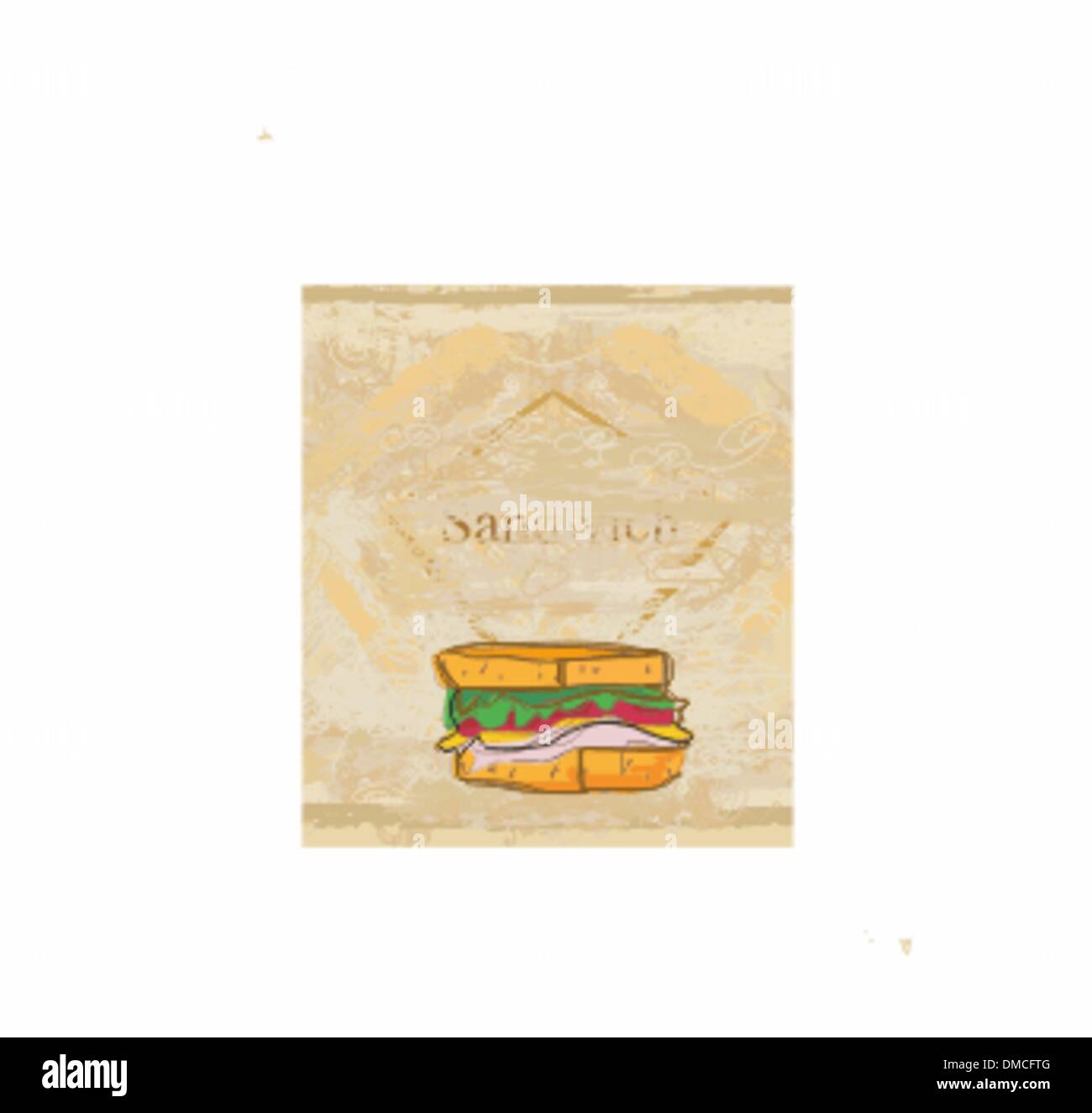 Copy space background menu Stock Vector Images - Alamy