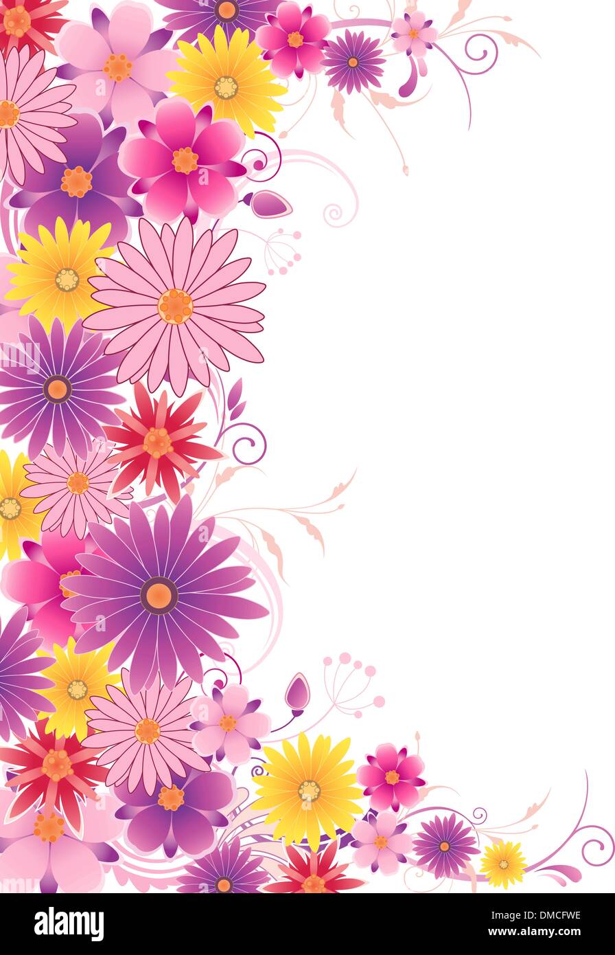 Aster background Stock Vector Images - Alamy