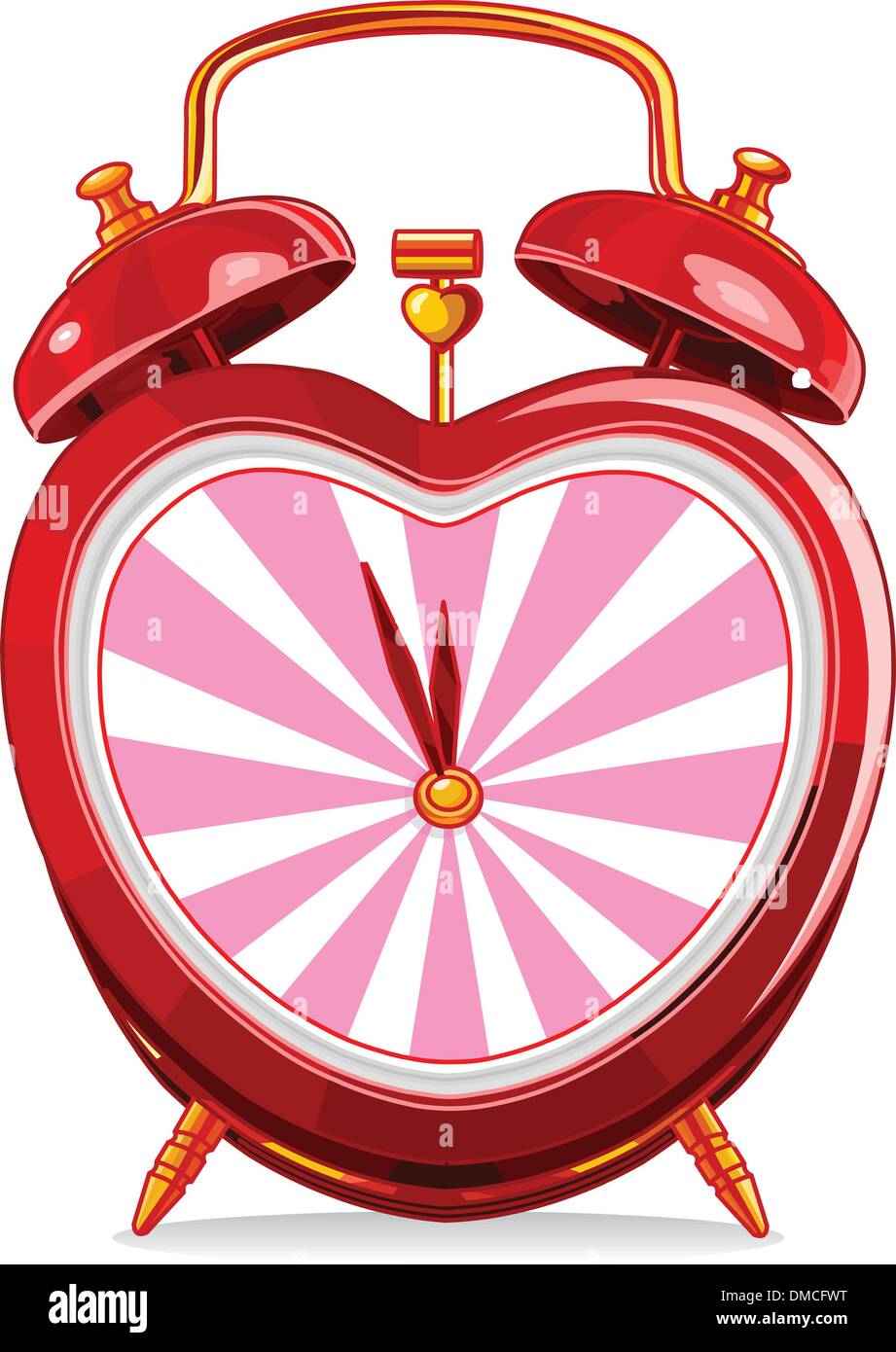 Love clock Stock Vector Images - Alamy