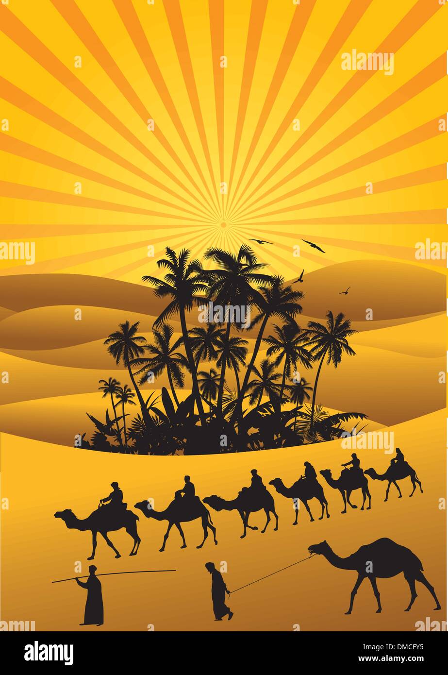 Lifestyle of camel Stock Vector Images - Alamy