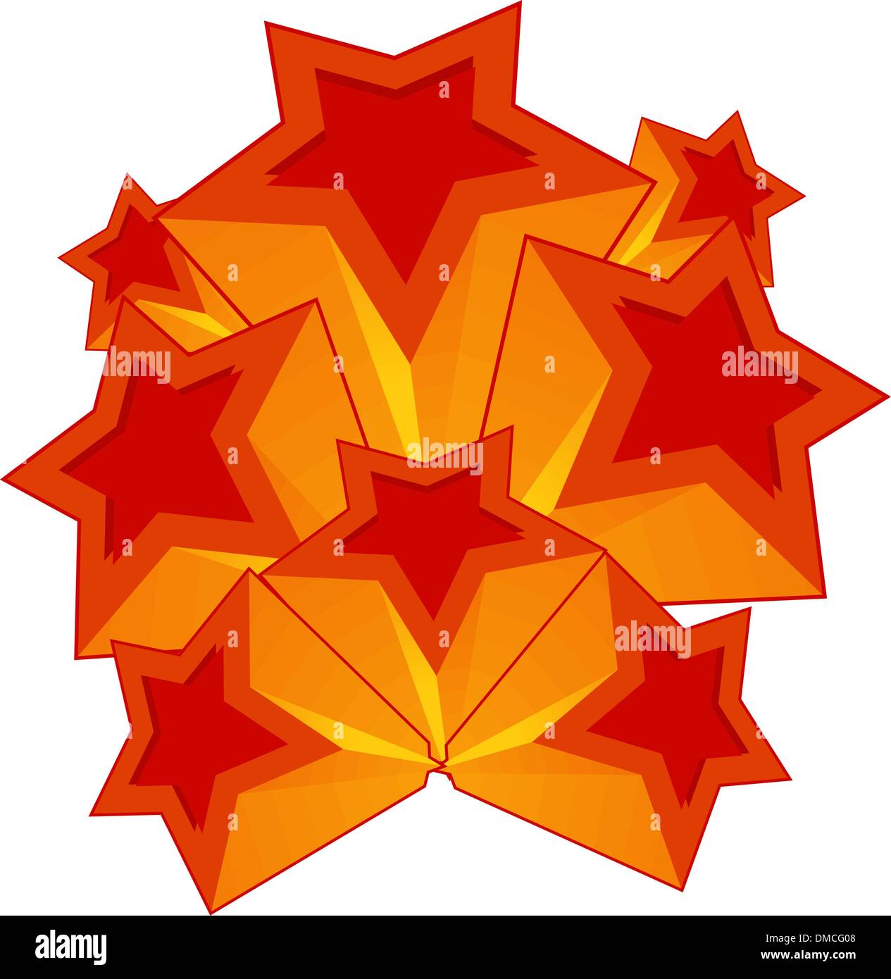 Red green white stars Stock Vector Images - Alamy
